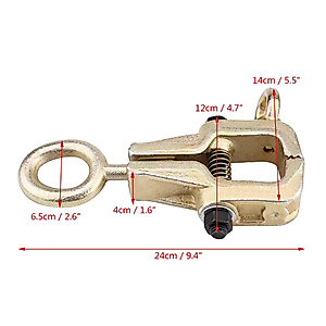 Auto Body Clamp, 5 Ton Top & Straight 2-Way Auto Body Clamp, Self-Tightening Frame Grips, Auto Body Repair Pull Clamp for Top & Straight Repair Tool Kit Auto Body Pulling Clamps