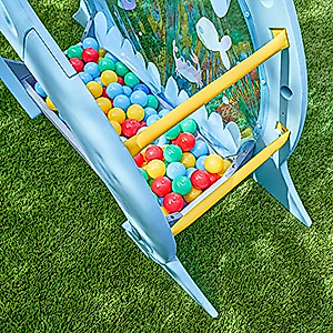 KidKraft Shark Escape Outdoor Toddler Climbing Toy with Ocean Theme Helps Build Gross Motor Skills, Gift for Ages 3-5