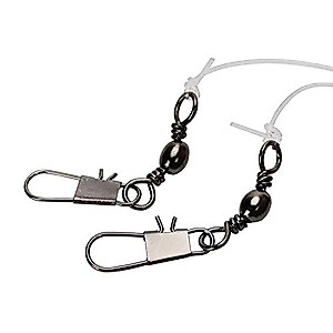 OriGlam Luminous Fishing Rigs with Real Fish Skin, Glow Beads & High Carbon Hooks for Fresh/Saltwater