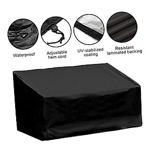 CIYODO Patio Furniture Covers Garden Chair Covers s s Arm Chair Slipcover Garden Covers Outside Bench