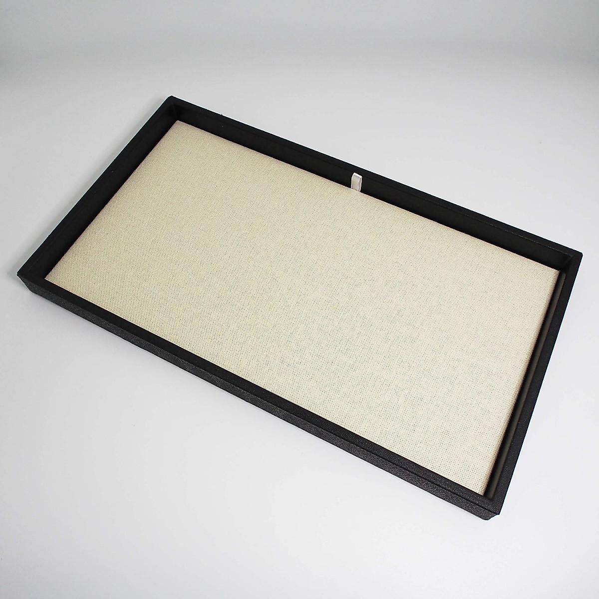 888 Display 5 Pack Beige Linen Jewelry Pads Jewelry Organizer can be used with any standard size trays. Ideal to use for organizing jewelry at a store or just at home.