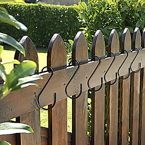 30 Pack S Hooks,3.54 In Matte Black Heavy Duty Metal S Hooks Can with Stand up to 33 pounds,For Kitchen,Office,Garden or Outdoor,S Hooks For Hanging Plants,clothes,Pots Pans,Cups,Bags, jewelry,Towels