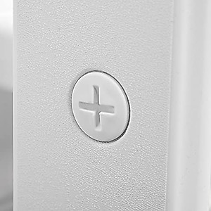 Qaba Toddler Tower with Adjustable Height, Toddler Kitchen Stool Helper with Anti-Slip Mat, Step Stool for Kitchen, Bathroom, White