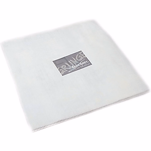 BasicGrey Grunge Basics White Paper Junior Layer Cake 20 10-inch Squares Moda Fabrics 30150JLC 101