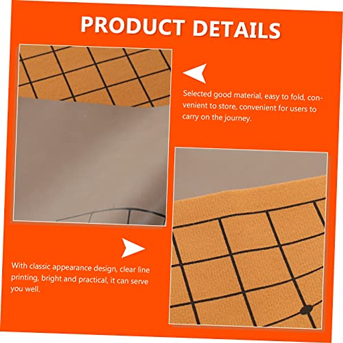 Garneck 2pcs Checkerboard Japanese Accessories Travel Accessories Travel Toiletry Roll- up Leather Chess Set Weiqi Game Board Shogi Board Game Gobang Chess Accessory Portable Chess Board