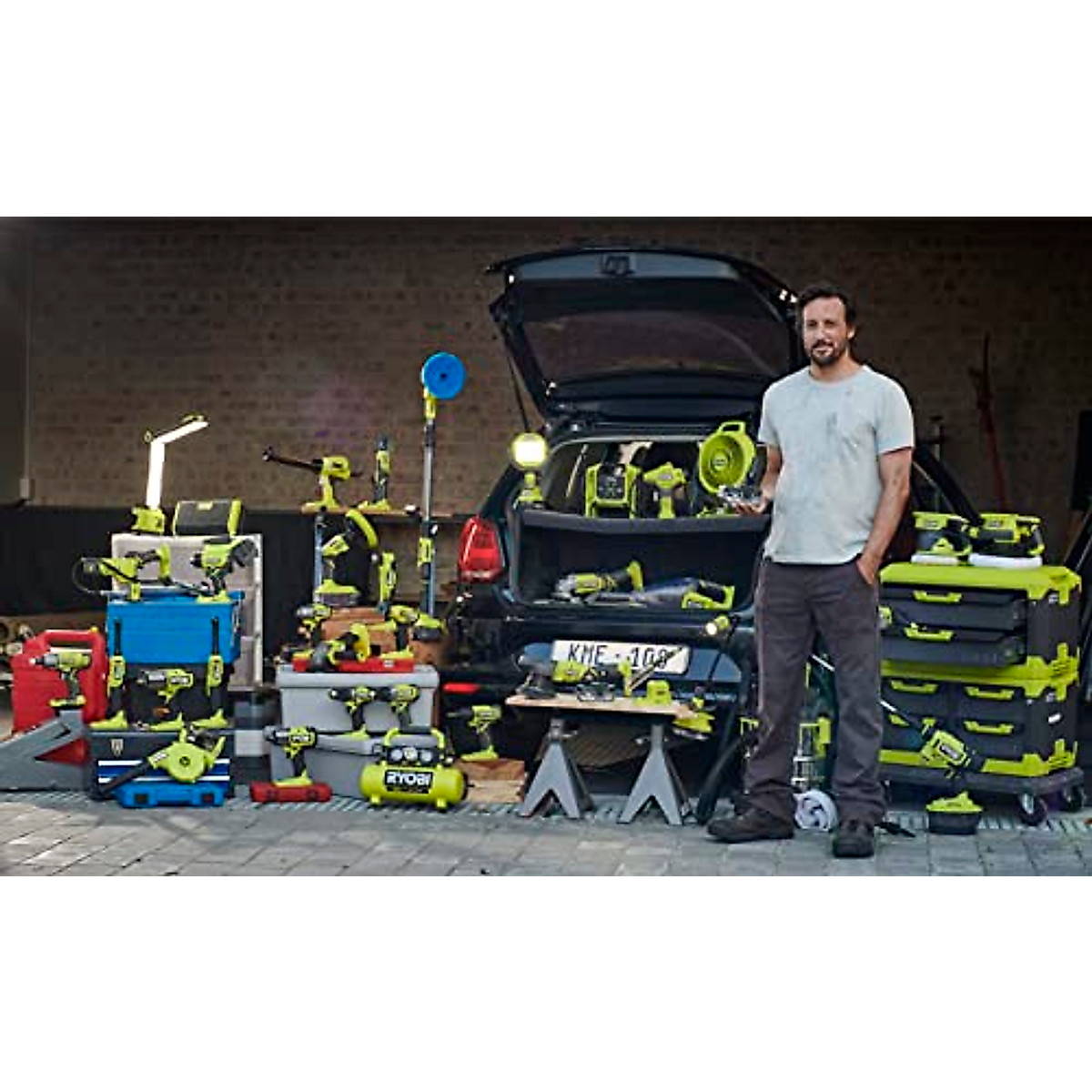 Ryobi RAK2BB Buffer Accessory Set - White (2-Piece)