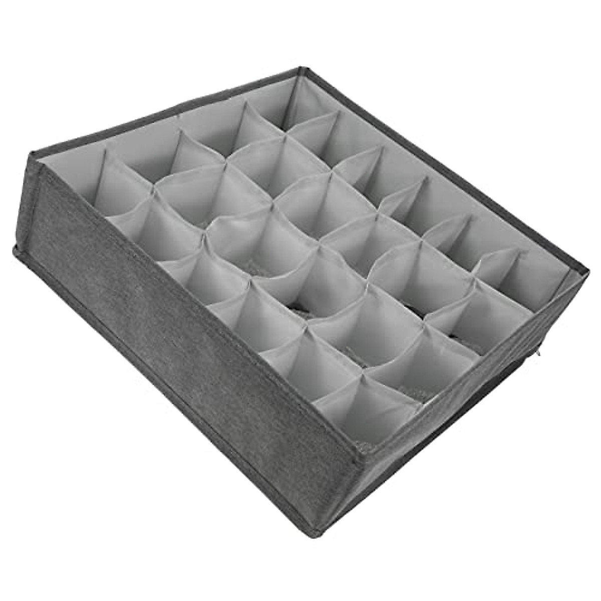 Cabilock 3pcs Fabric Sock Box Dresser Divider Hanging Drawers for Closet Clothing Storage Box Panty Organizers Clothing Organizer Sock Organizer Drawer Organizer for Clothing Sock Divider