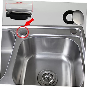 Tofficu 3pcs Faucet Hole Cover Bathtub Bathtub Faucets Spigot Countertop Faucet Hole Cover Metal Faucet Hole Lid Sink Sprayer Hole Cover Sink Hole Sink Hole Lid