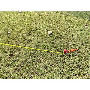 Sutekus Metal Tent Stakes Heavy-Duty Forged Steel Tarp Pegs Vibrant Camping Spikes with Reflective Pull Cord for Camping Hiking Outdoors, 12PCS (8")