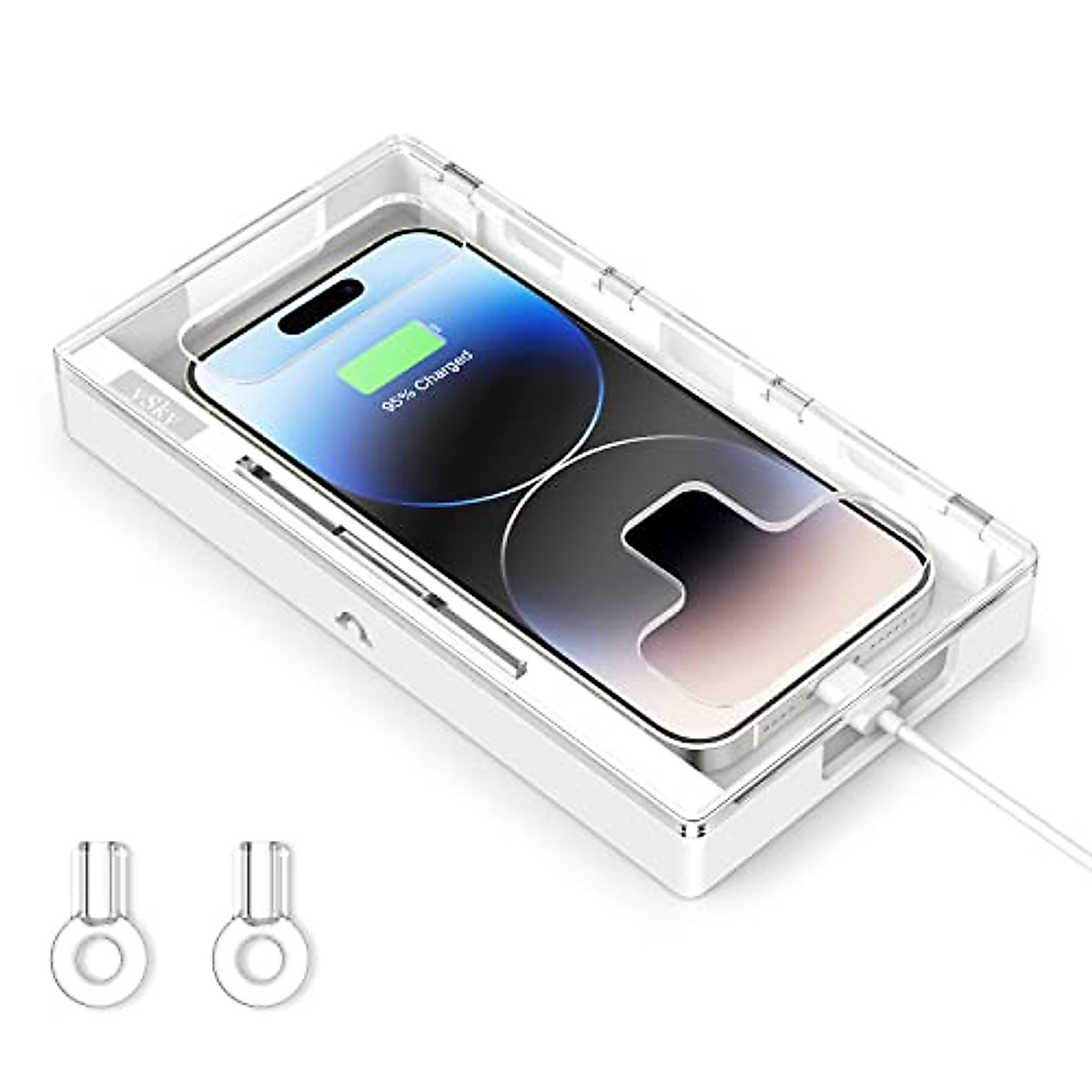 ySky Portable Lock Box for Phone to Help Kids/Students/Lovers Focus Back, Phone Lock Box for Android Sumsung/Google/iPhone Serials,Prevent Excessive Games, Mobile Phone Addiction(New)