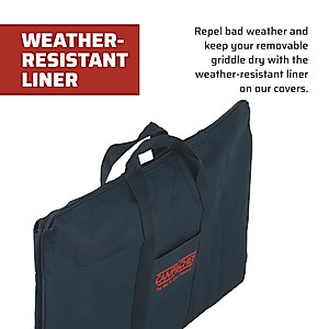 Camp Chef FTG600P Griddle Carry Bag - Easily Carry the Portable Flat Top Grill 600's Removable Griddle - Carefully Transport Your Griddle - Durable, Secure Carry Bag