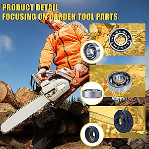 2Set Crankcase Crank Main Bearing Oil Seals For Husqvarna 36 41 136 136E 137 137E 141 141E 142 235E 240E Chainsaw Parts 530056363