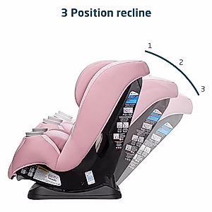 Maxi-Cosi Pria 3 in 1 Convertible Forward and Rear Facing Child Car Seat with Adjustable Harness and Headrest for Kids 4 to 100 Pounds, Pink