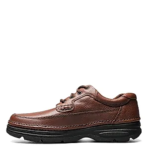 Nunn Bush Men's Cameron Moc Toe Oxford with Comfort Gel Footbed, Brown, 10 Wide