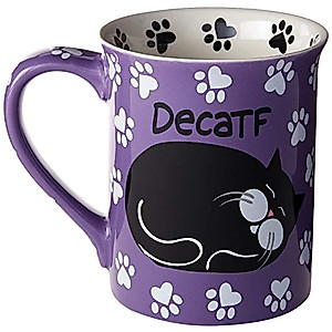 Our Name is Mud “Catffeine” Stoneware Mug, 16 oz.