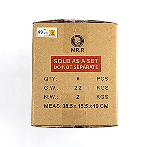 MR.R Sublimation Blanks Dishwasher Ceramic Coffee Mugs with Black Color Mug Inner and Handle Drinking Cup Mug For Milk Tea Cola Water,11oz, Set of 6