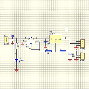 Gump's grocery LM317 DC Linear Converter Down Voltage Regulator Board Speed Control Module