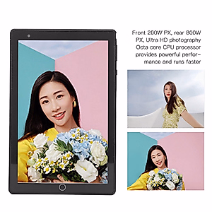 Septpenta 8 Inch Tablet with Octa Core CPU Processor, 1920X1200 HD IPS Display, 4Gb RAM 64Gb ROM, 200W Px Front Camera 800W Px Rear, 8800Mah, 2.4G WiFi 4.2 Bluetooth for Android 10(USA)