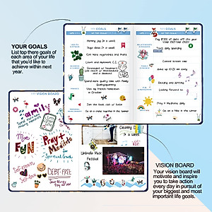 Weekly and Monthly Planner 2024-2025 to Increase Productivity and Hit Your Goals journal Christmas Gifts for women Notebooks for Work Undated Planner Agenda Habit Tracker Planner Gift Set