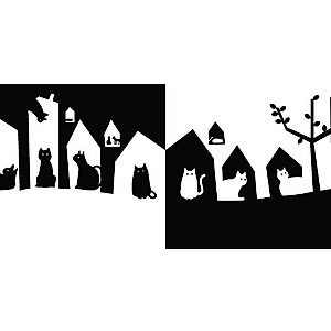 Black Cat & White Cat: A High Contrast Sensory Board Book About Opposites For Newborns and Babies