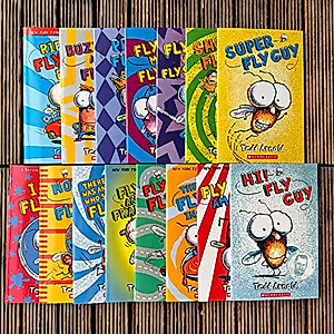 Fly Guy 15 Books Complete Series Collection Pack Set, 1-15 Books of Boxed Set