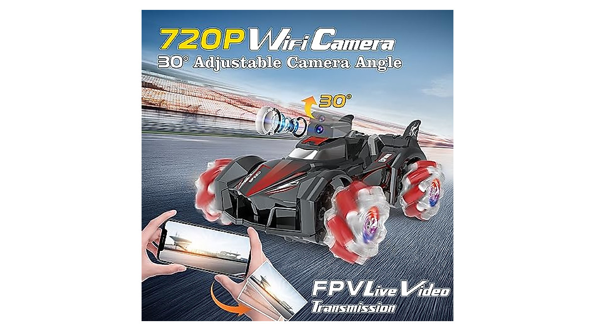 RC Car with Camera | 360° Stunt Vehicle for Kids