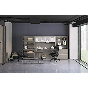 HON 10500 Series Left Return, Sterling Ash