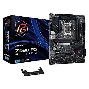 ASROCK Z690 PG Riptide Socket LGA1700/ Intel Z690/ DDR4/ SATA3&USB3.2/ M.2/ ATX Motherboard