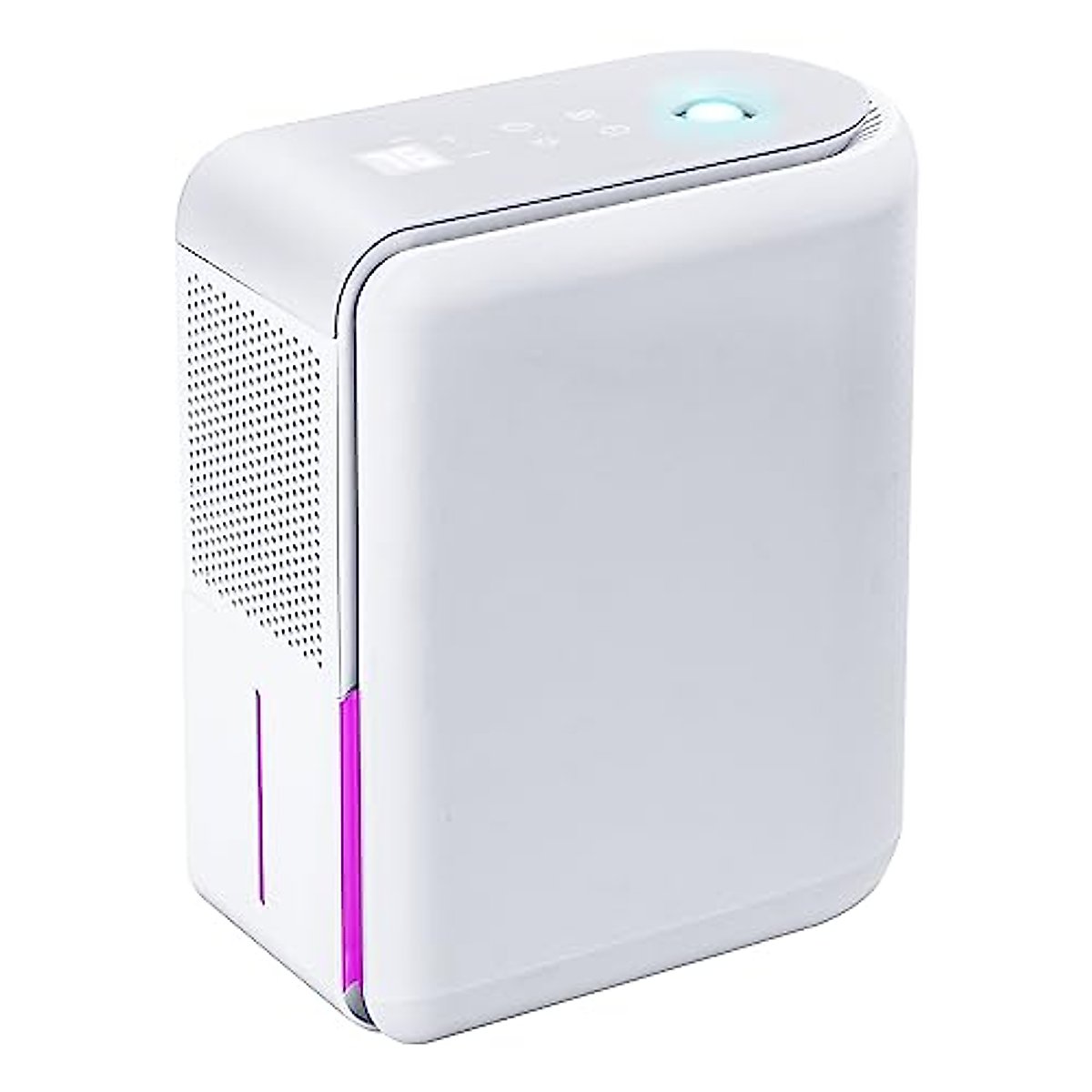 Hoomace 3 In 1 Small Humidifier Dehumidifier Combo With Air Filtration, Humidifiers Dehumidifier For Home Bedroom With Drain Hose Temperature Display,4 Modes,7 Color LED Lights,Timer Set