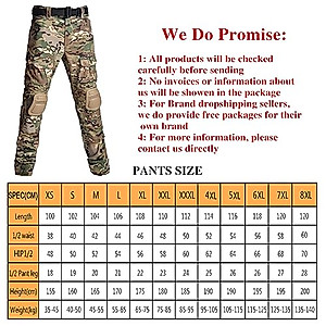 Men Combat Airsoft Tactical Military Army Trousers CP Hiking Camo1 Multi-Pocket Pants Ruin Gray XL