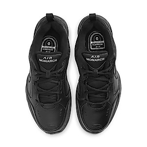 Nike Mens AIR Monarch IV (4E), Black/Black, 8.5