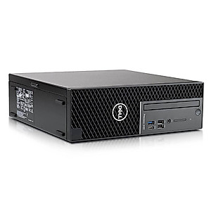 Dell Precision 3431 Desktop Computer SFF Intel Hexa Core i5 9500 up to 4.4GHz 32GB RAM 500GB NVMe SSD Drive Win10 WiFi (Renewed)