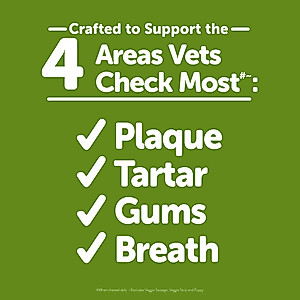 WHIMZEES by Wellness Alligator Natural Dental Chews for Dogs, Long Lasting Treats, Grain-Free, Freshens Breath, Large Breed, 6 count