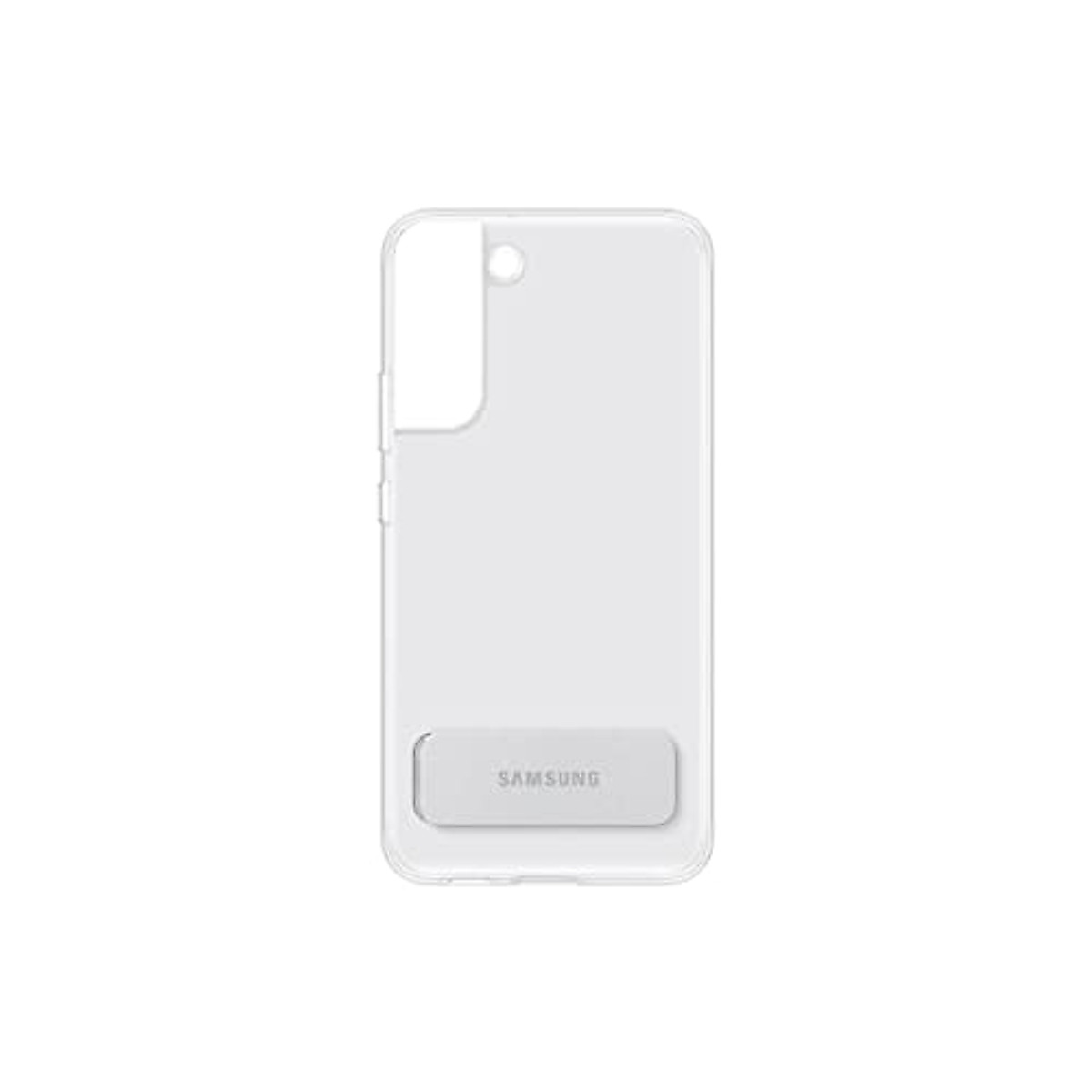 Samsung Electronics Galaxy S22+ Clear Standing Cover, Protective Phone Case, Corner TPU Bumpers, PC Back Protection, Adjustable Viewing Angle, US Version, Transparent, (EF-JS906CTEGUS)