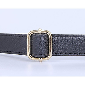 VanEnjoy Purse Strap Replacement with Tassel,Lichee Pattern Microfiber Leather for Crossbody Bag or Handbag,34-60" L*0.8" W,Gold Metal