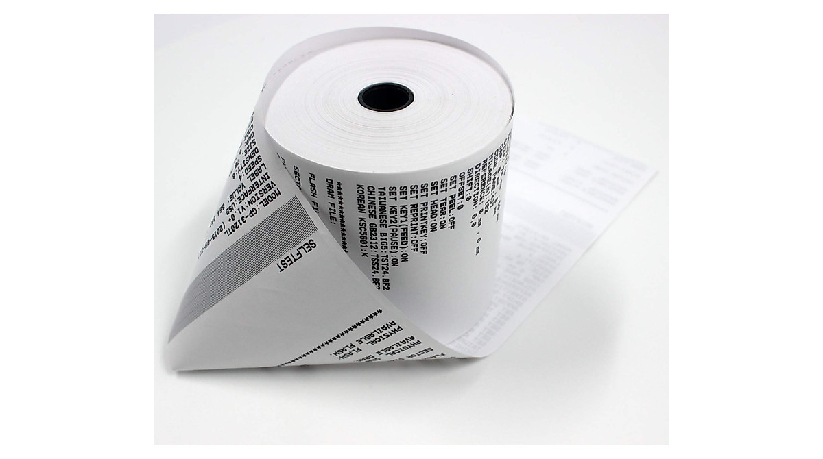 Premium White Adding Machine Paper Rolls - 6 Pack | Fast Shipping