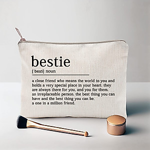 Bestie Definition Makeup Bag Best Friend Gift Work Bestie Friendship Gift Bestie Sister Gifts Sister College Sister Graduation