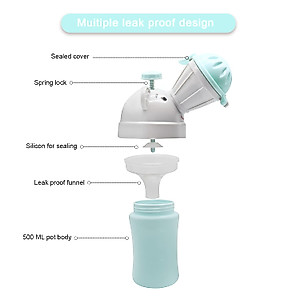 Pee Bottle for Kids - Travel Urinal Portable Potty Pee Cup for Girl Child Toddler Baby Urinal Emergency Toilet for Car Travel Road Trip Essentials Camping Potty Pee Training Leak Proof