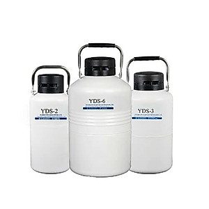 Portable 6L Liquid Nitrogen Storage Tank Static Cryogenic Container with Straps