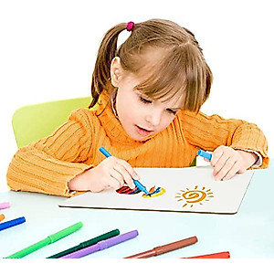 Board Geeks 6 Premium Small Dry Erase Board 9"x12"- Portable Dry Erase Lap Board, Handheld Whiteboard- White Boards for Students - Small Whiteboard | Double Sided Erasable White Boards Dry Erase- 6 Pk