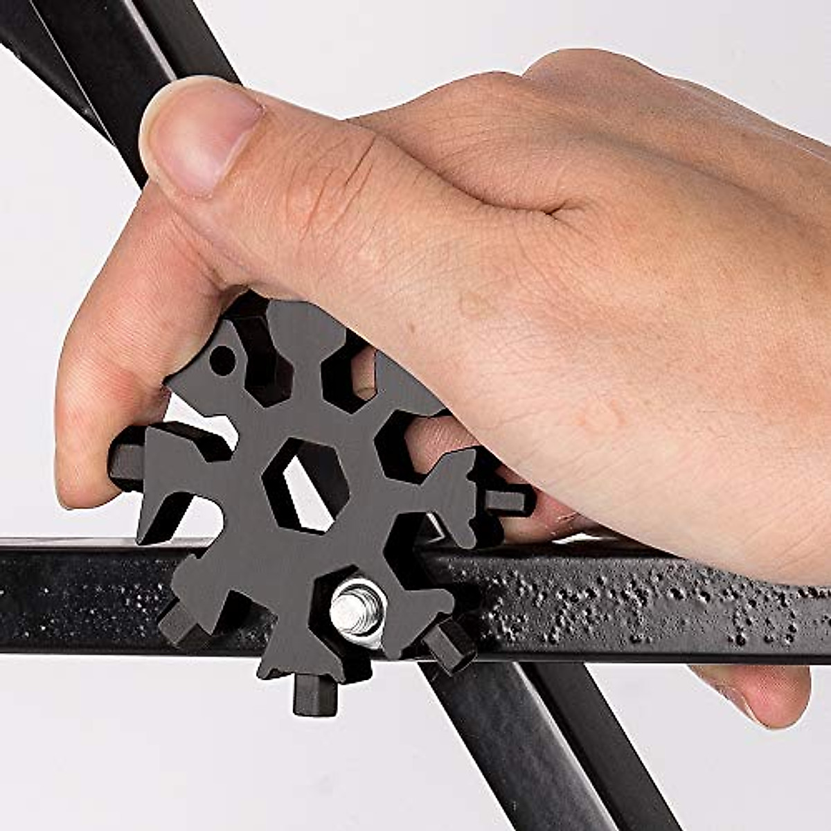 Men Gifts for Christmas Stocking Stuffer, 18-in-1 Snowflake Multi Tools Cool Gadgets Gift for Men Dad Him Husband Bro on Christmas, Valentine Day, Fathers Day, Birthday, Easter