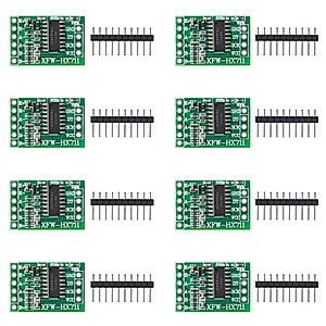 ACEIRMC 8pcs HX711 Weighing Sensor Dual-Channel 24 Bit Precision A/D Module Pressure Sensor for Arduino Raspberry Pi Microcontroller