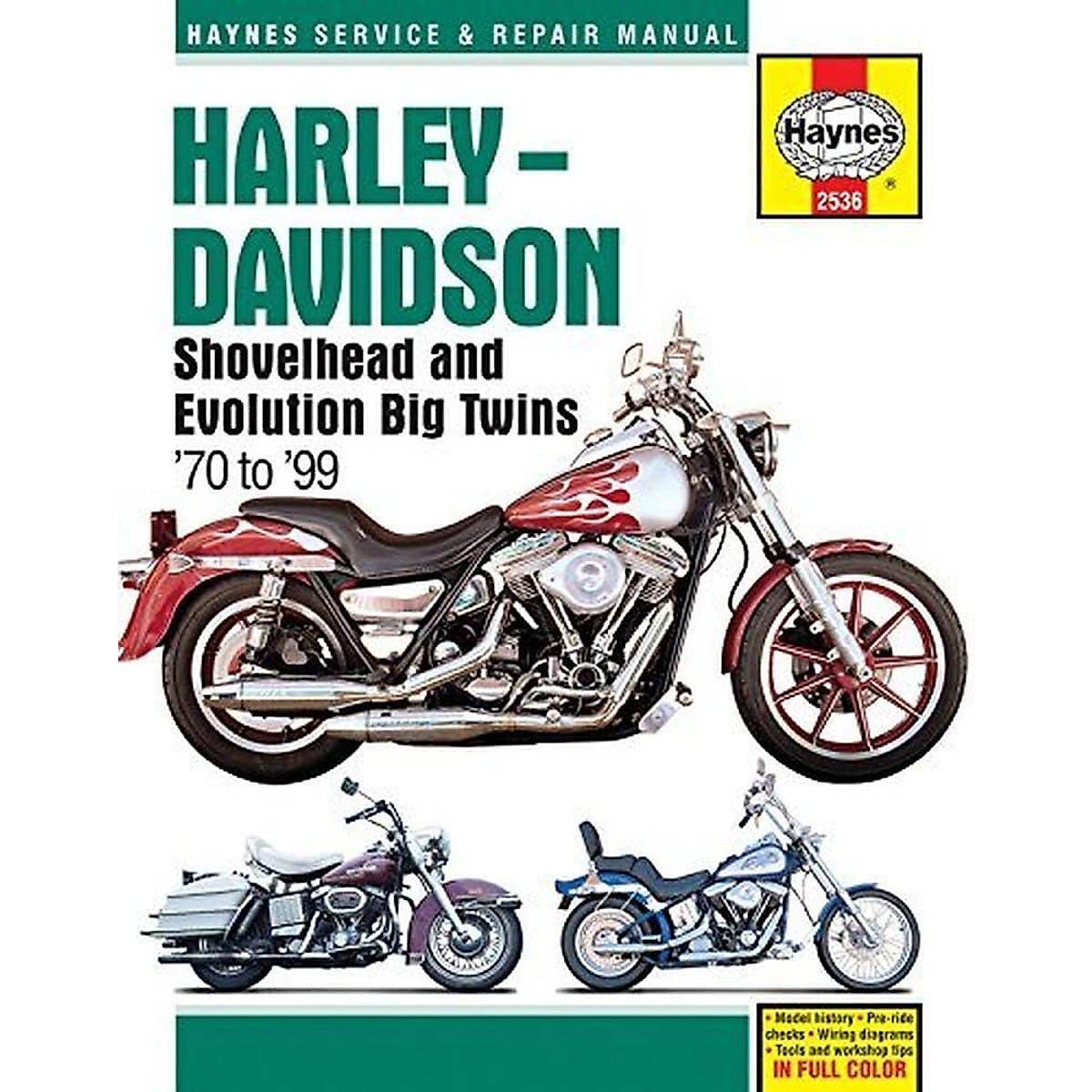 Harley-Davidson Shovelhead,Evolution Big Twins (70-99) Haynes Manual (Paperback)