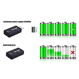 Bluetooth Transmitter for TV PC,YETOR 3.5mm Portable Stereo Audio Wireless Bluetooth 5.2 Audio Transmitter for TV,PC,MP3/MP4.USB Power Supply(TX9)