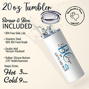 Personalized Tumbler For Graduation 20oz, Custom Class of 2025 Senior Gift, Stainless Steel Tumbler for Her (Fuchsia)