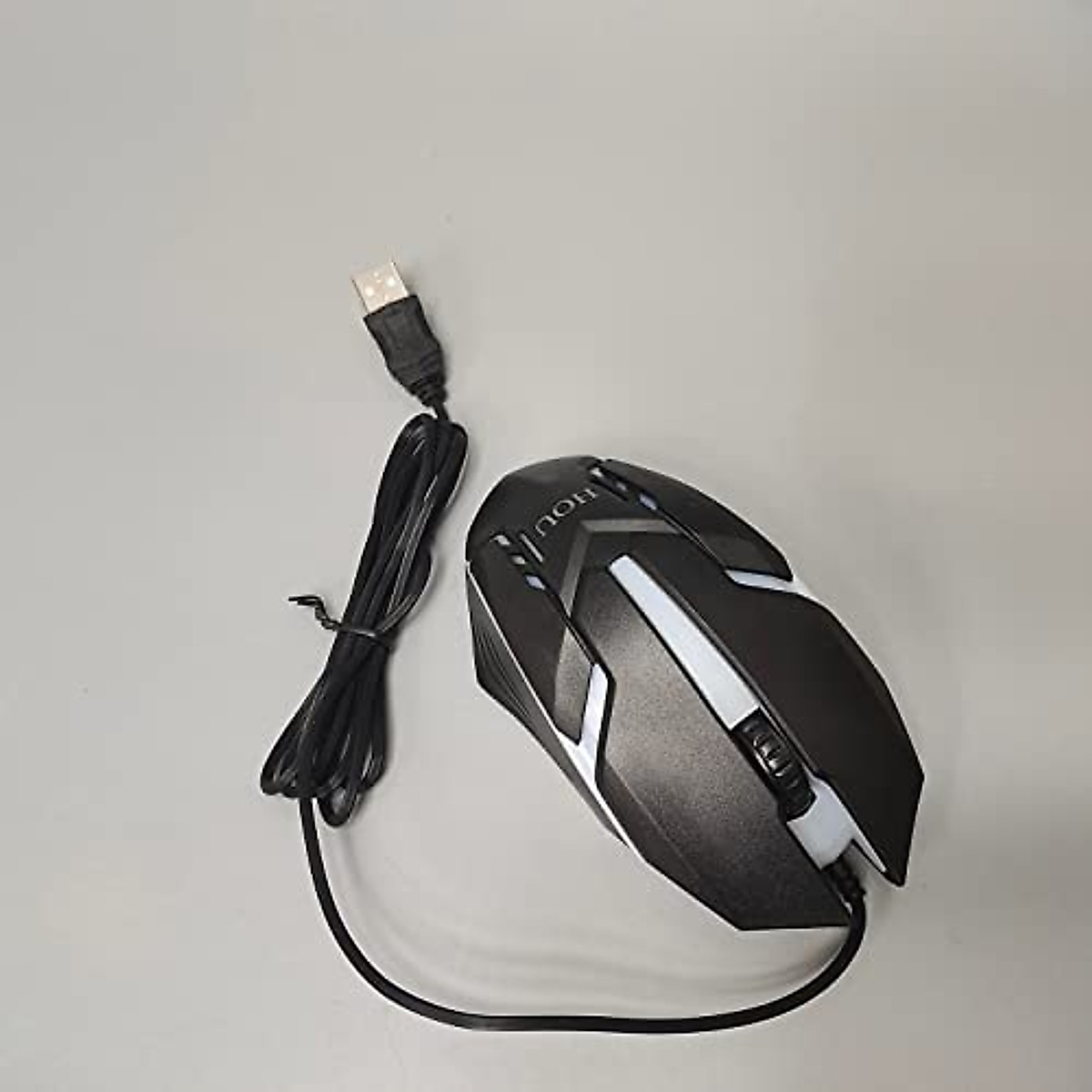 HOU Computer Peripheral Devices, Wired Gaming Mouse, PC Gaming Mice, Ergonomic Computer USB Mouse