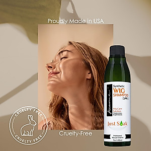 Awesome Synthetic Wig Shampoo, pH6, Detangle and Anti-Frizz, Adds Body & Volume, Hydrates & Moisturizes, Promotes Silkiness & Shine, Easy Combing, Contains Coconut Oil,7 fl oz