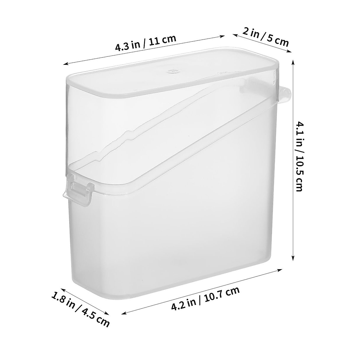 IMIKEYA Cheese Storage Container for Fridge Sliced Cheese Container for Fridge Clear Plastic Butter Cheese Slice Storage Keeper Box Cheese Preservation Container
