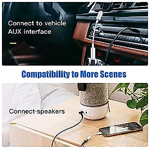 Apple MFi Certified 2 Pack Lightning to 3.5 mm Headphone Audio Aux Jack Adapter Dongle Cable Converter Compatible with iPhone 12 11 Pro XR XS Max X 8 7 iPad