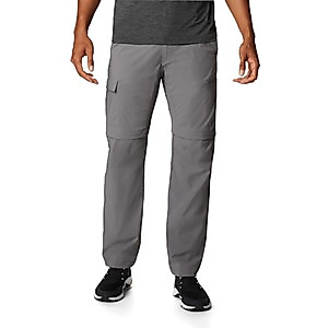 Columbia Men's Newton Ridge Convertible Pant, City Grey, 38